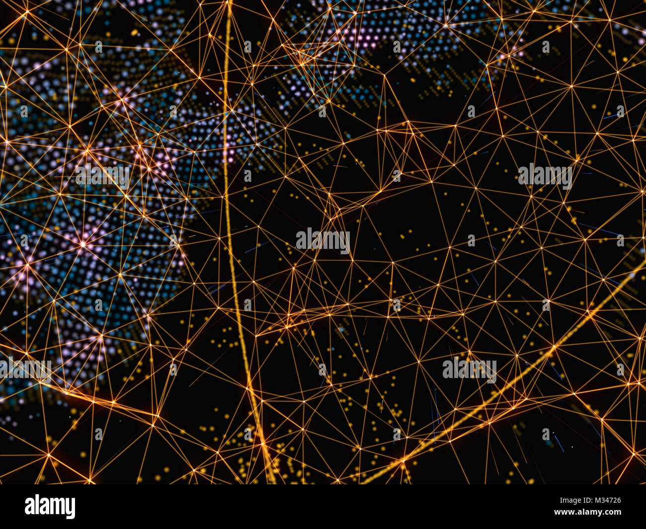 Concept of Network, Internet Communication Stock Photo - Alamy