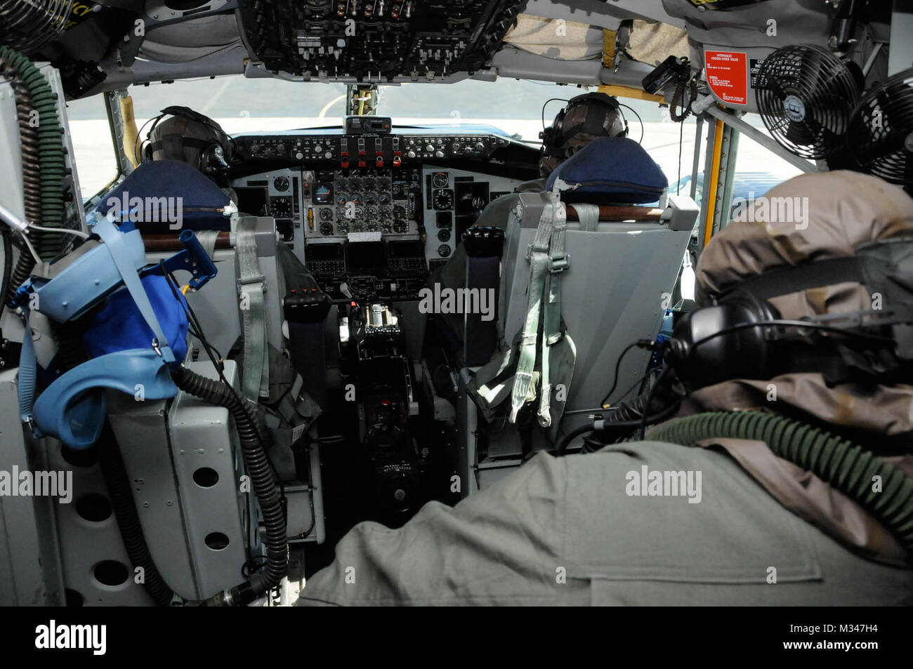 A U.S. Air Force KC-135 Stratotanker flight crew from the 203rd Air ...