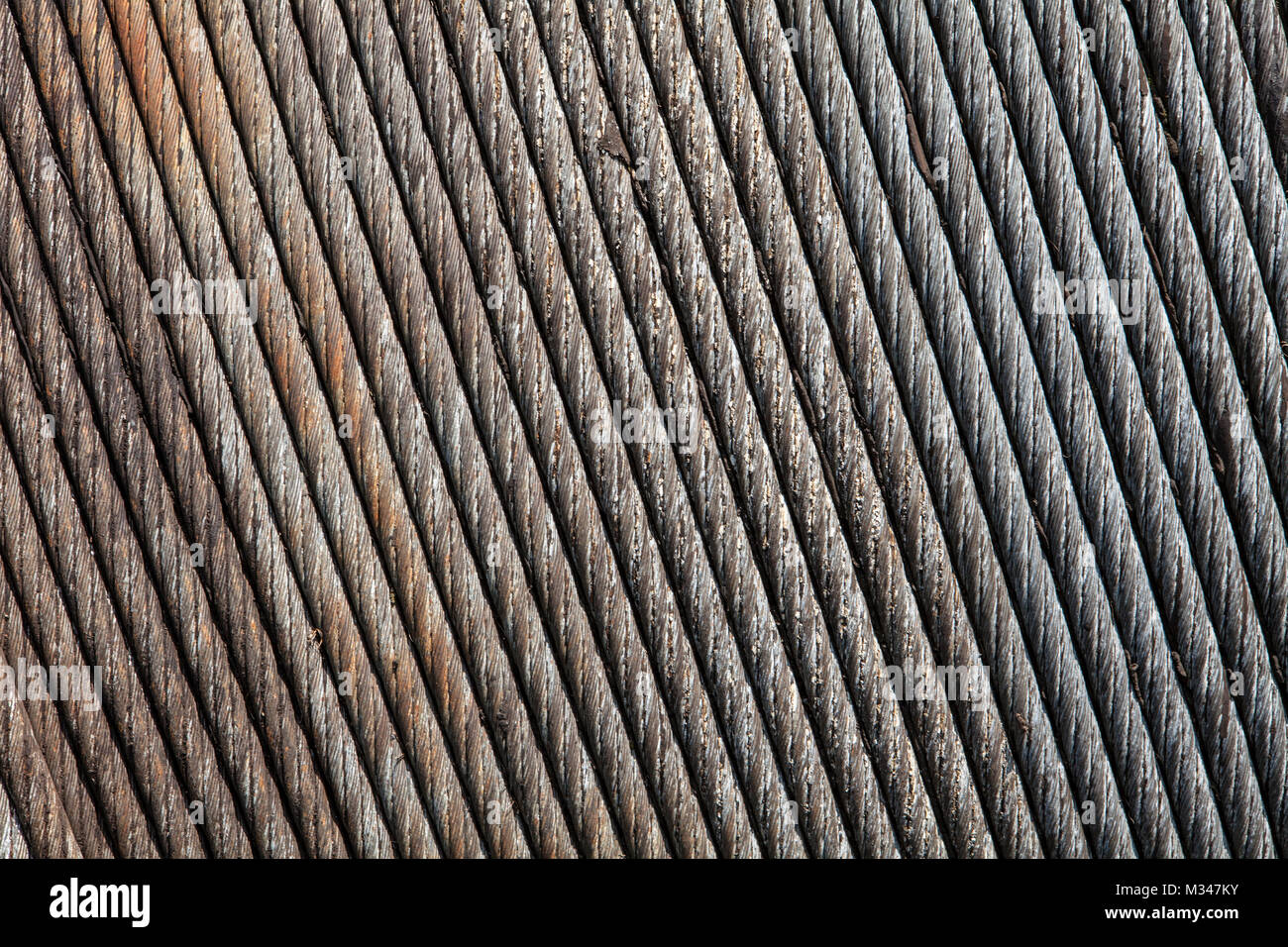 Old cable drums hi-res stock photography and images - Alamy