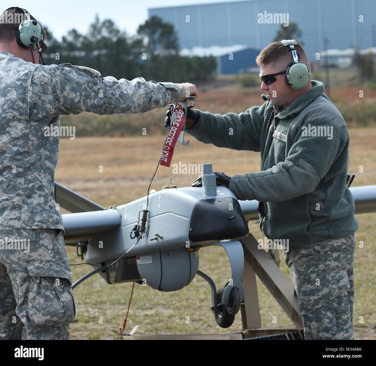 Louisiana Army National Guard Spc. Jordon Giglio and Sgt. Todd Pomier ...