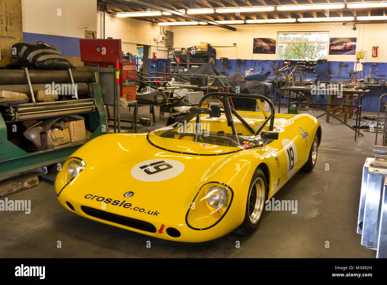 John Crossle founder of Croosle cars Stock Photo - Alamy