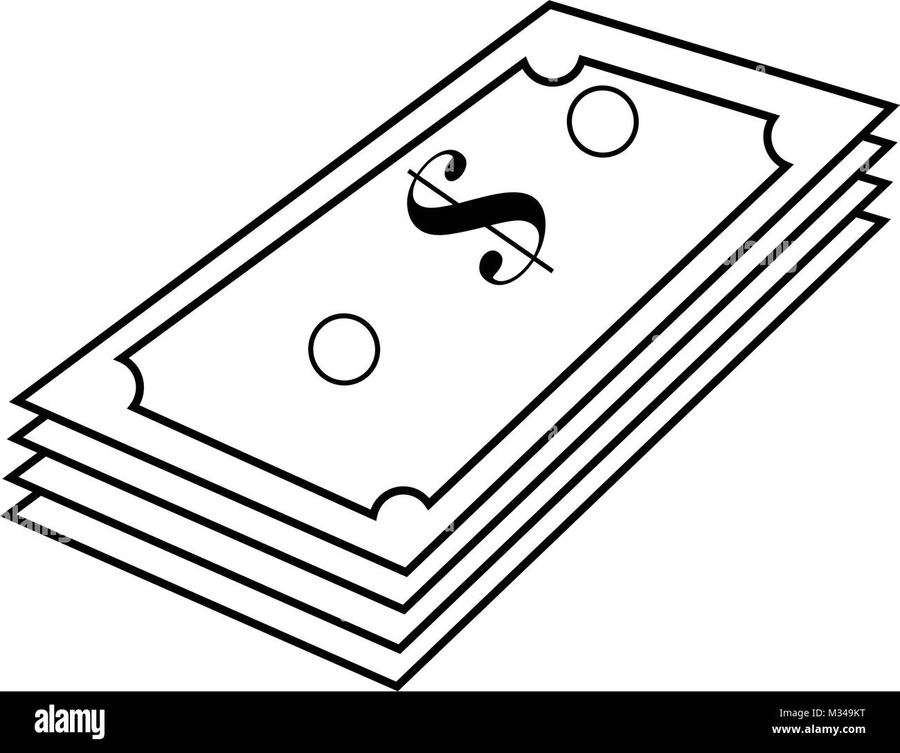 abstract money object Stock Vector Image & Art - Alamy