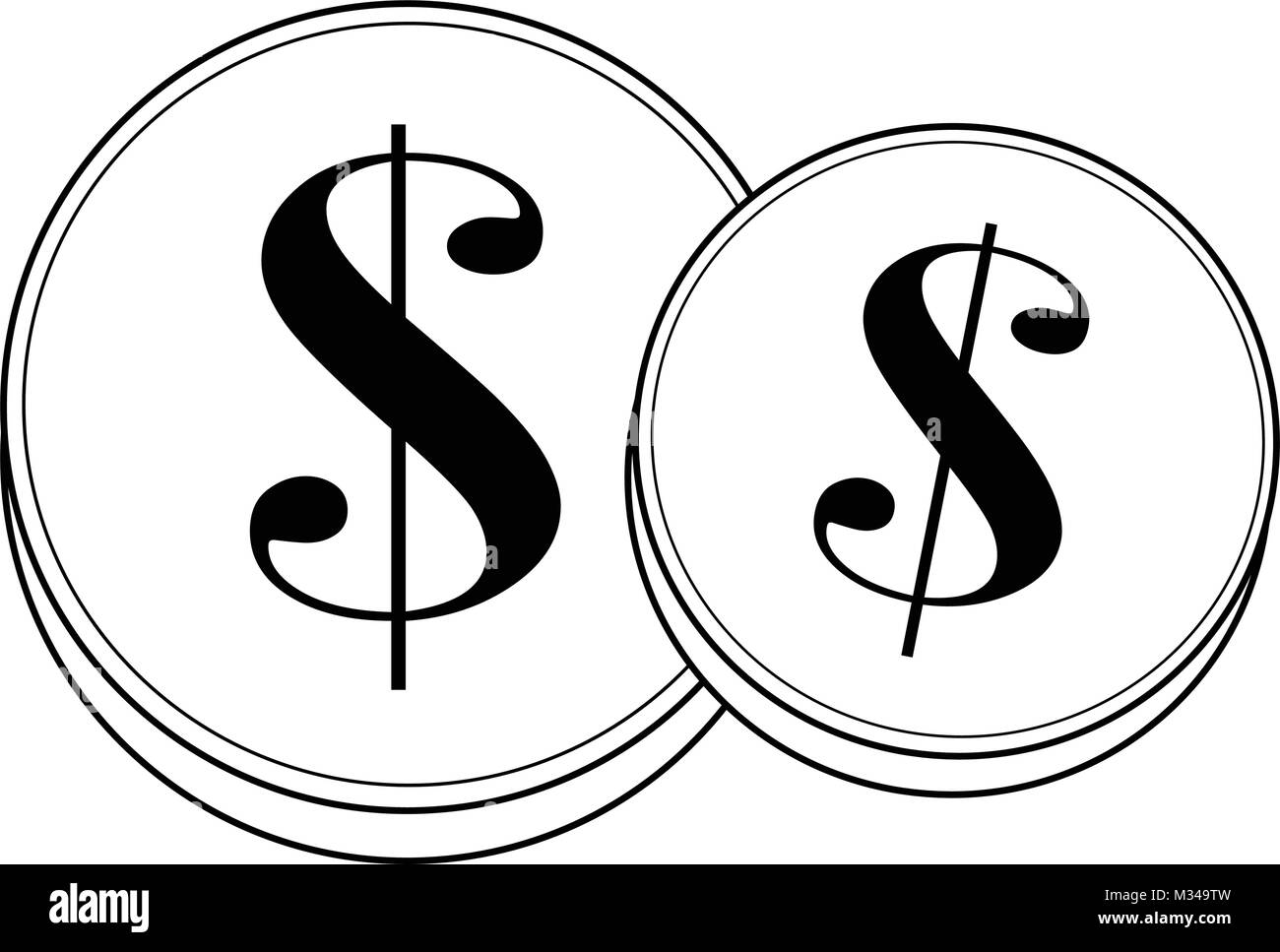 abstract money object Stock Vector Image & Art - Alamy