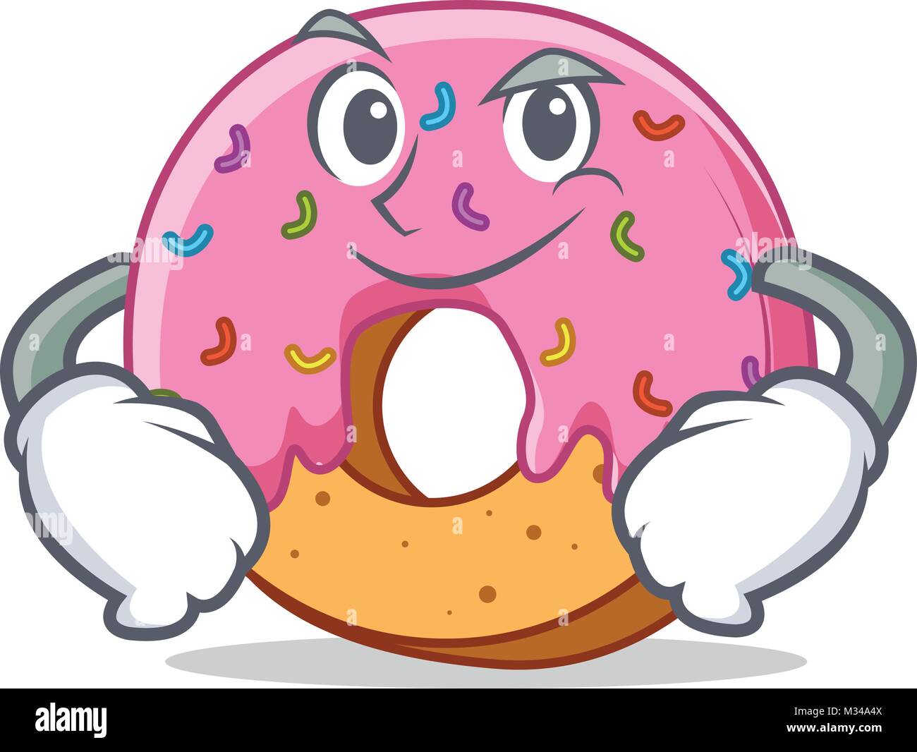 Donut smiley face hi-res stock photography and images - Alamy
