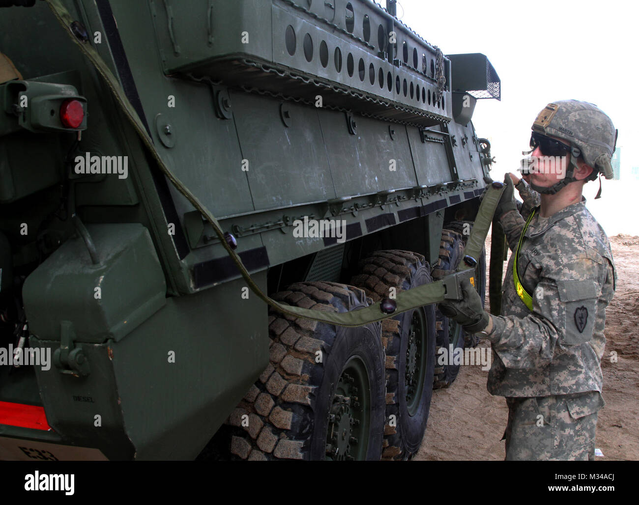 Spc. Jacob Martin, an infantryman with E Co., 70th Brigade Engineer ...
