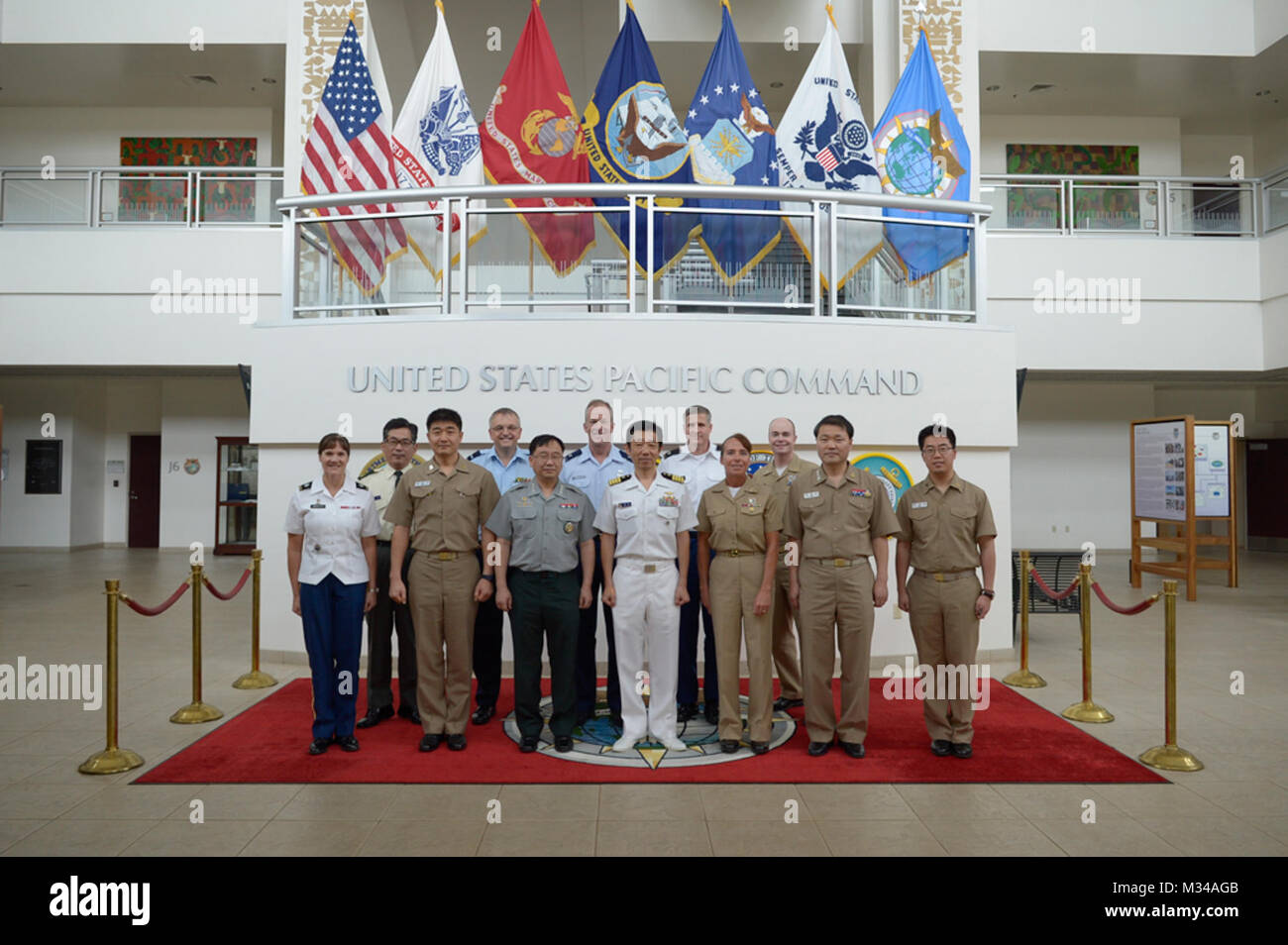 Four countries military legal representatives visit to USPACOM by # ...