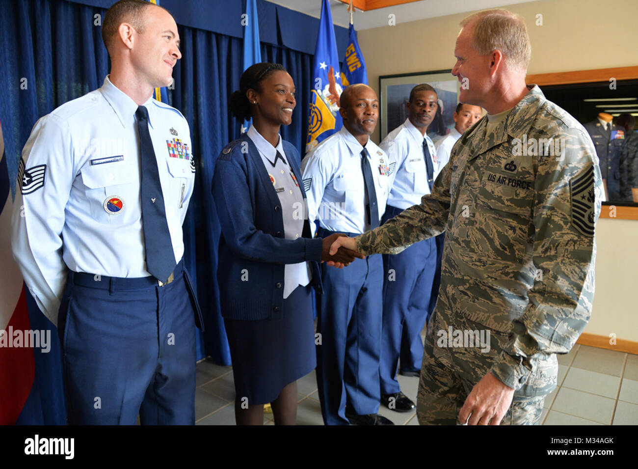 Chief Master Sgt. of the Air Force James Cody Visits Airmen at Joint ...