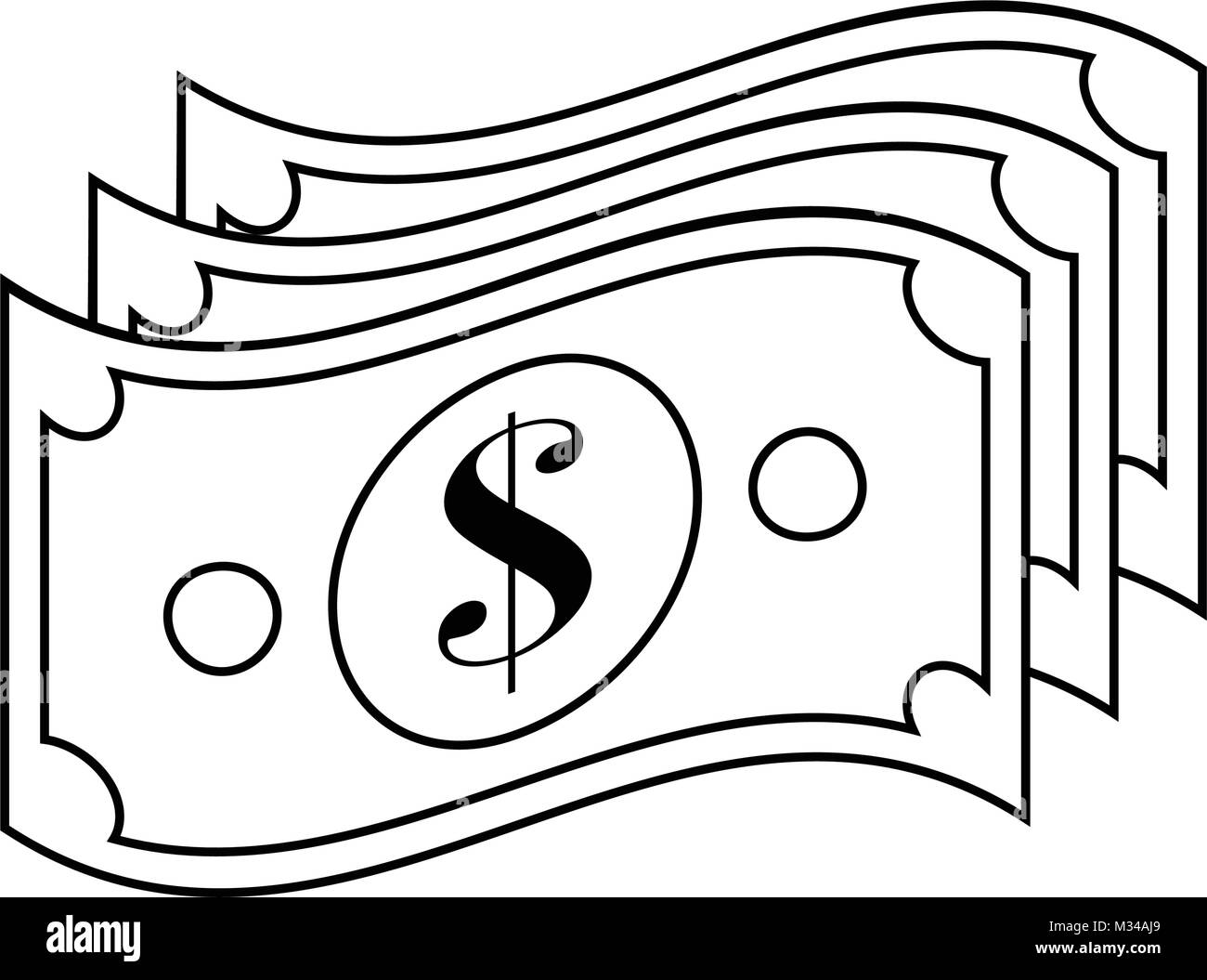 abstract money object Stock Vector Image & Art - Alamy