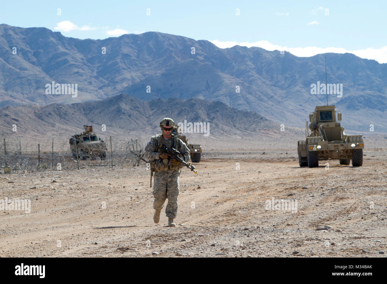 Staff Sgt. Andrew Cunningham, an engineer platoon sergeant with B Co ...
