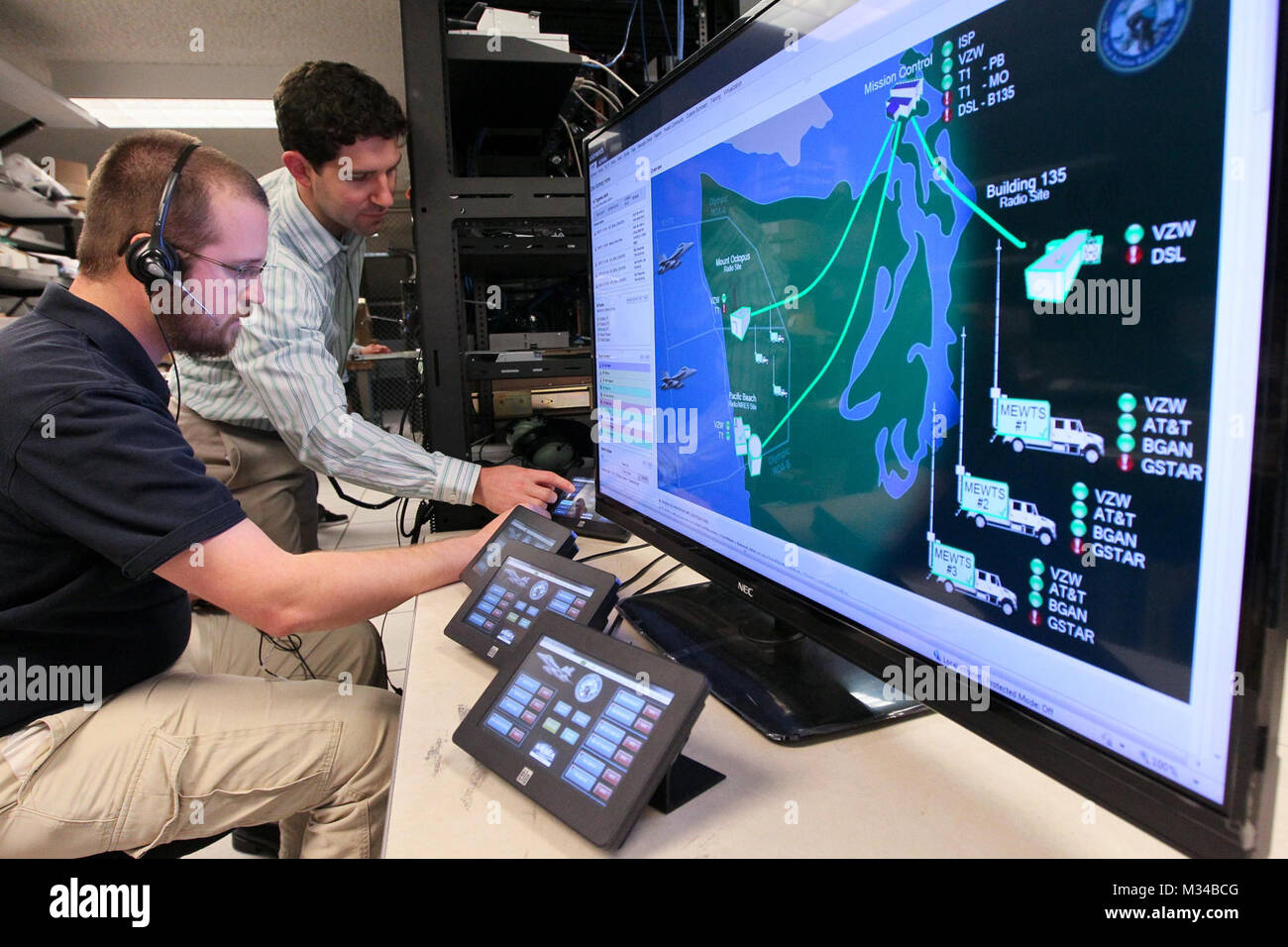 Military telecommunication systems hi-res stock photography and images ...