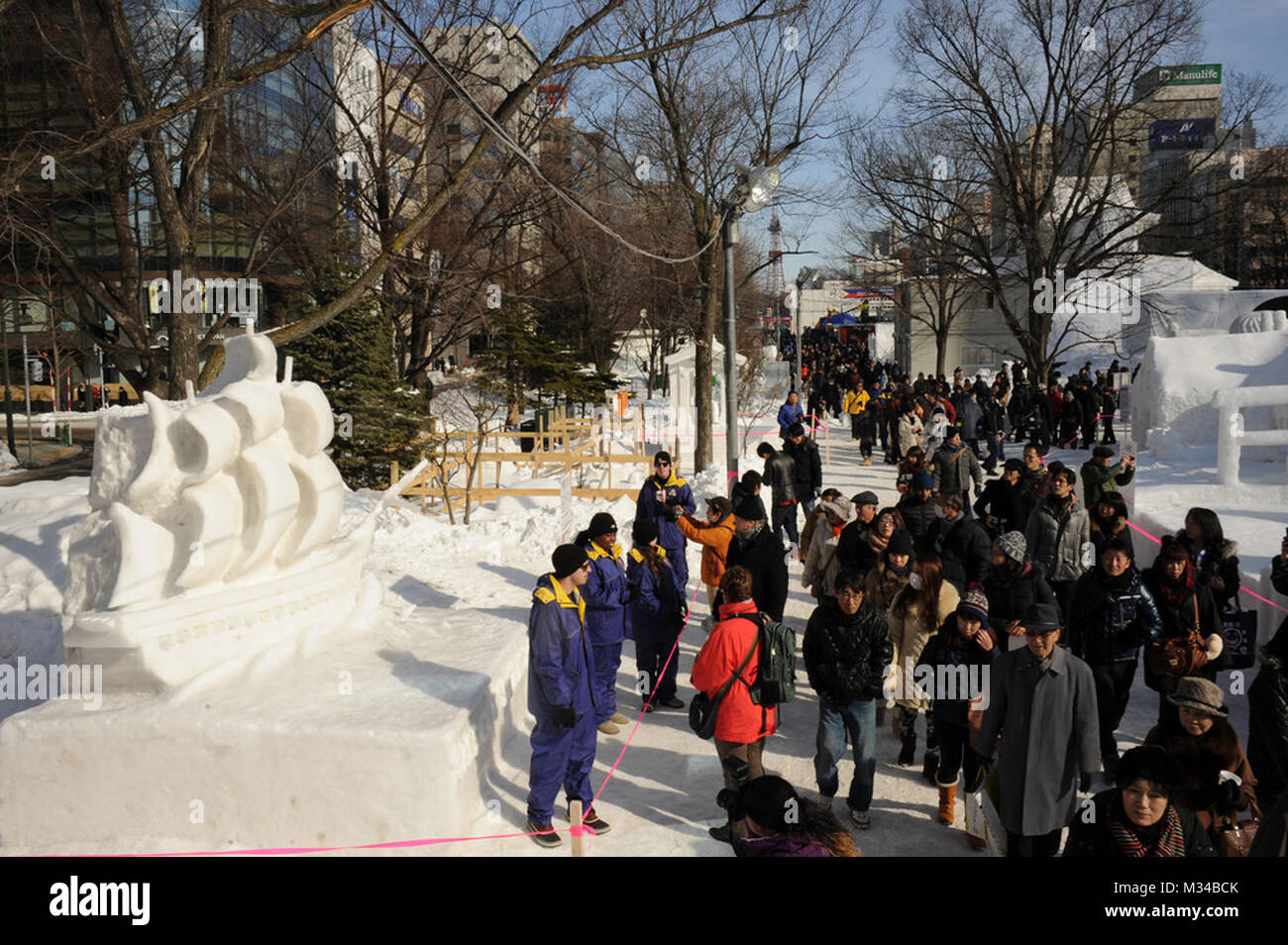Navy Misawa Snow Team takes part in 66th Annual Sapporo Snow Festival ...