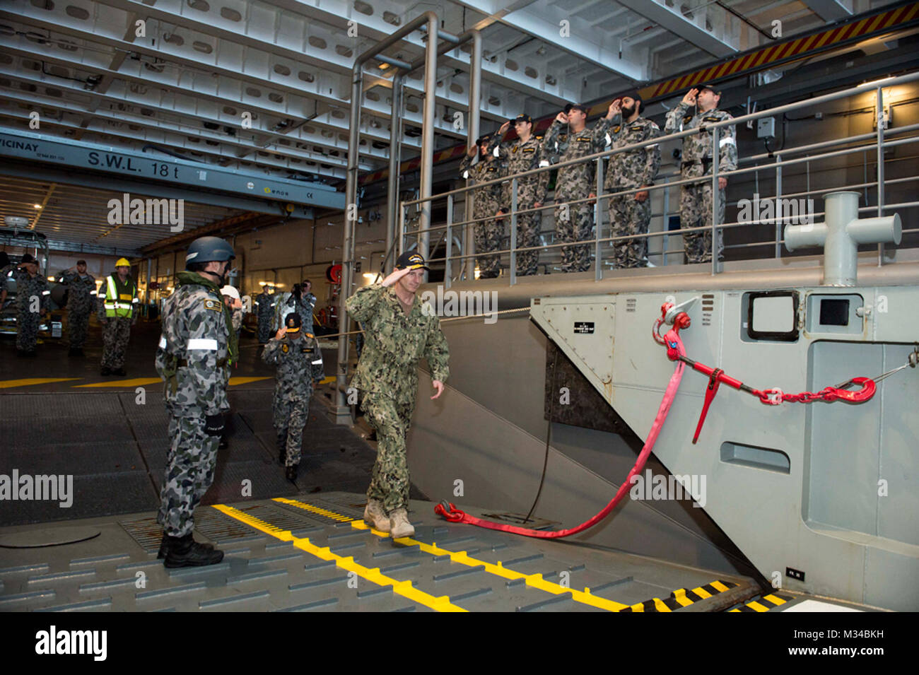 Canberra class landing helicopter dock ship hi-res stock photography ...