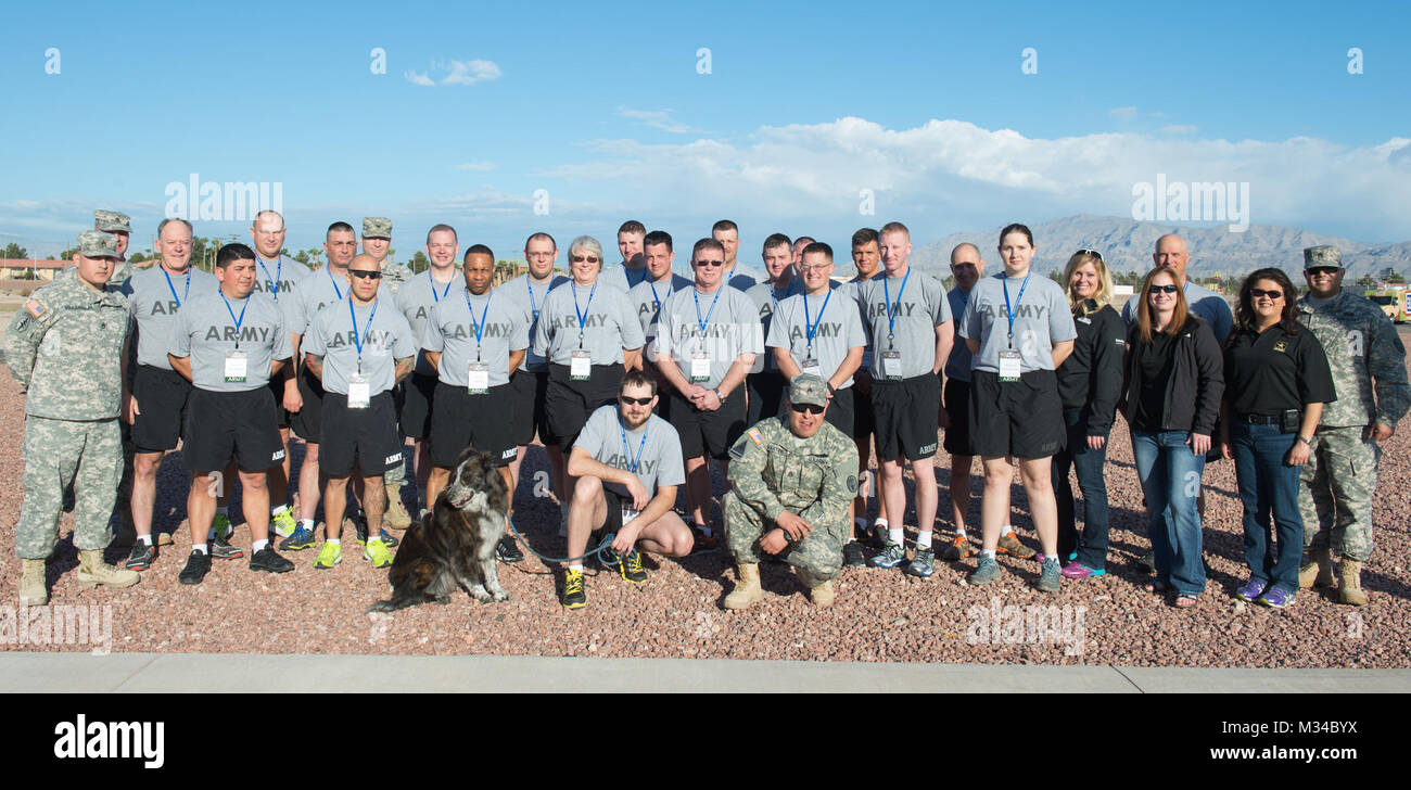 Members of a team of seriously injured soldiers hi-res stock ...