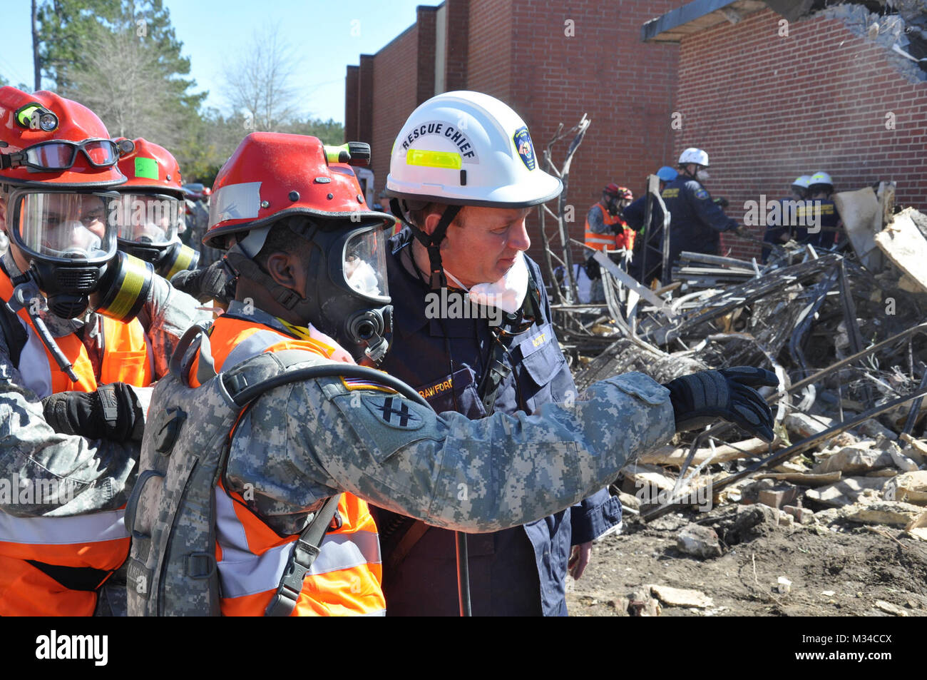 U.S. Army Staff Sgt. Gary Johnson of the 810th Engineer Company, Joint ...