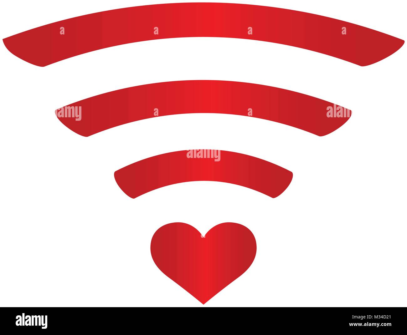 Abstract love object Stock Vector Image & Art - Alamy