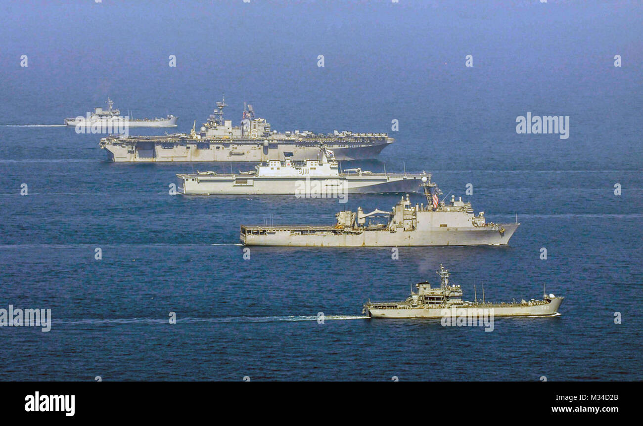 ROK and US Navy Ships Move To Support KMEP 15 by #PACOM Stock Photo - Alamy