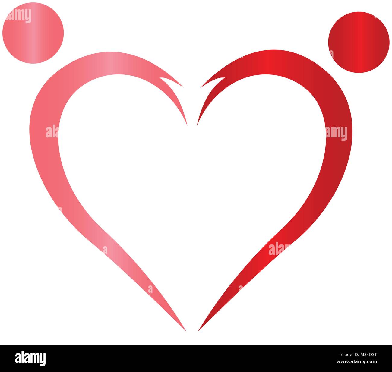 Abstract love object Stock Vector Image & Art - Alamy