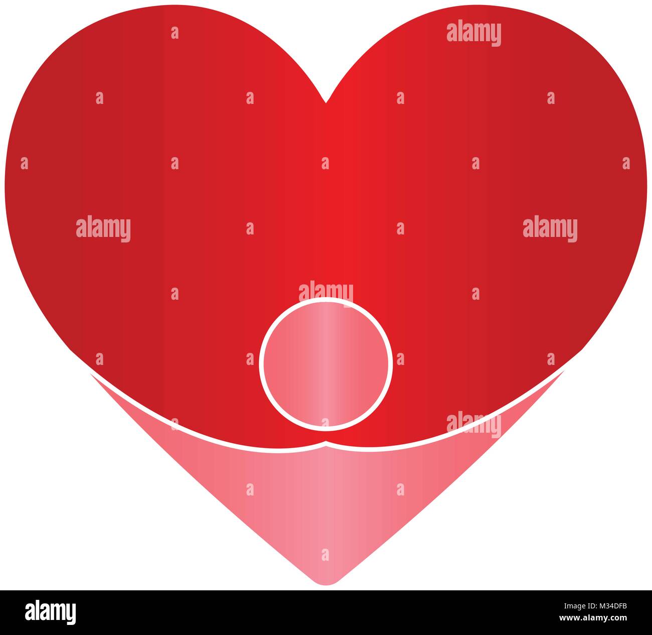 Abstract love object Stock Vector Image & Art - Alamy