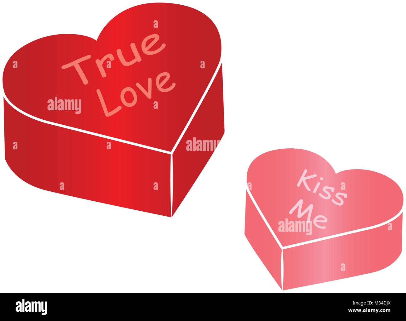 Abstract love object Stock Vector Image & Art - Alamy
