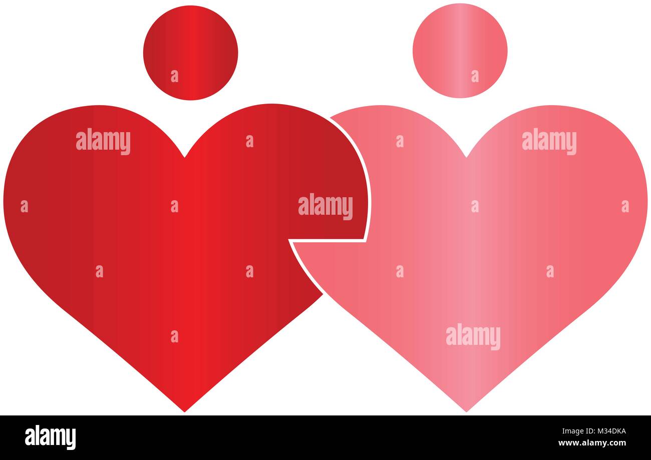 Abstract love object Stock Vector Image & Art - Alamy