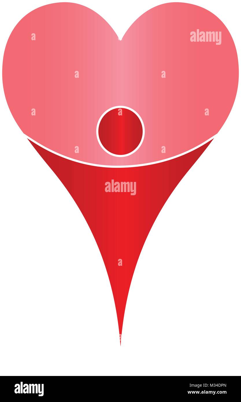 Abstract love object Stock Vector Image & Art - Alamy