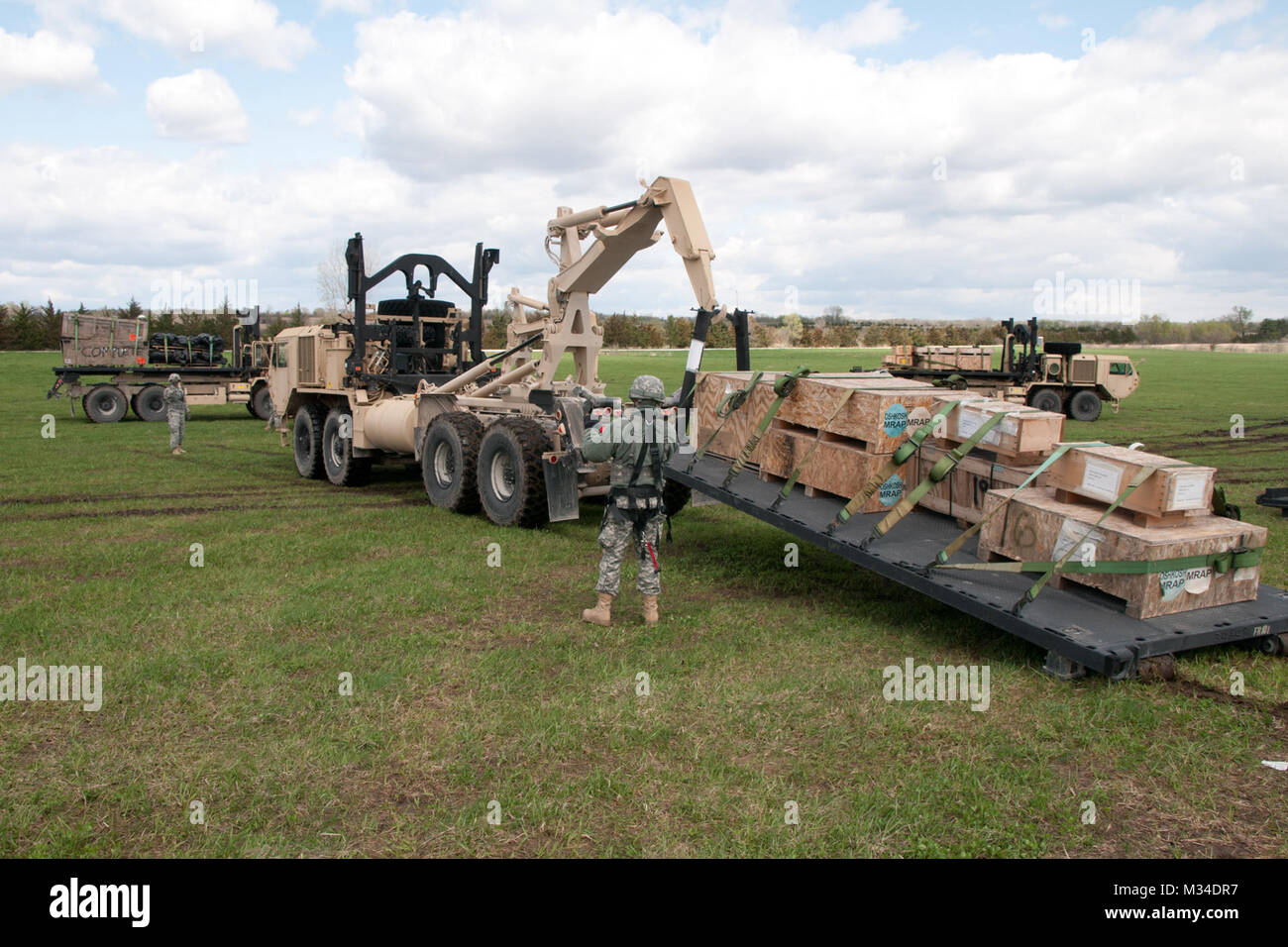 Soldiers from Company A, 700th Brigade Support Battalion, prepare ...
