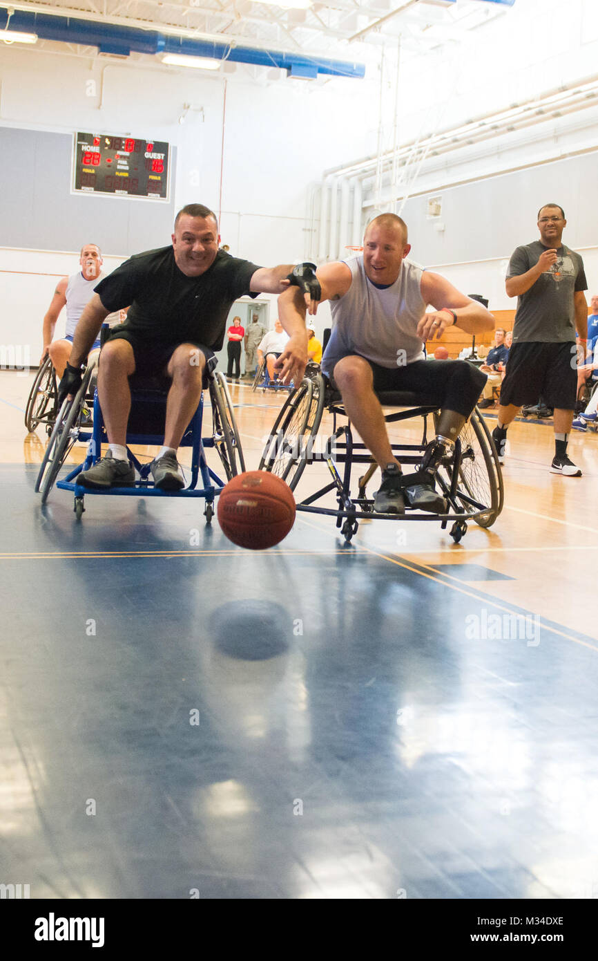 Benjamin Seekell an Air Force wounded warrior athlete; and opponent ...