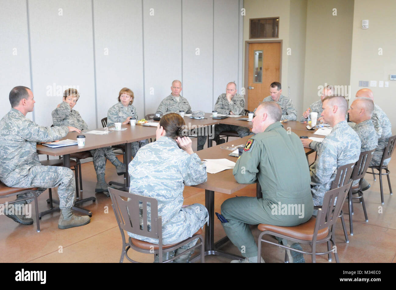 ANG Senior Leadership Visit Iowa by Command Chief of the Air National ...