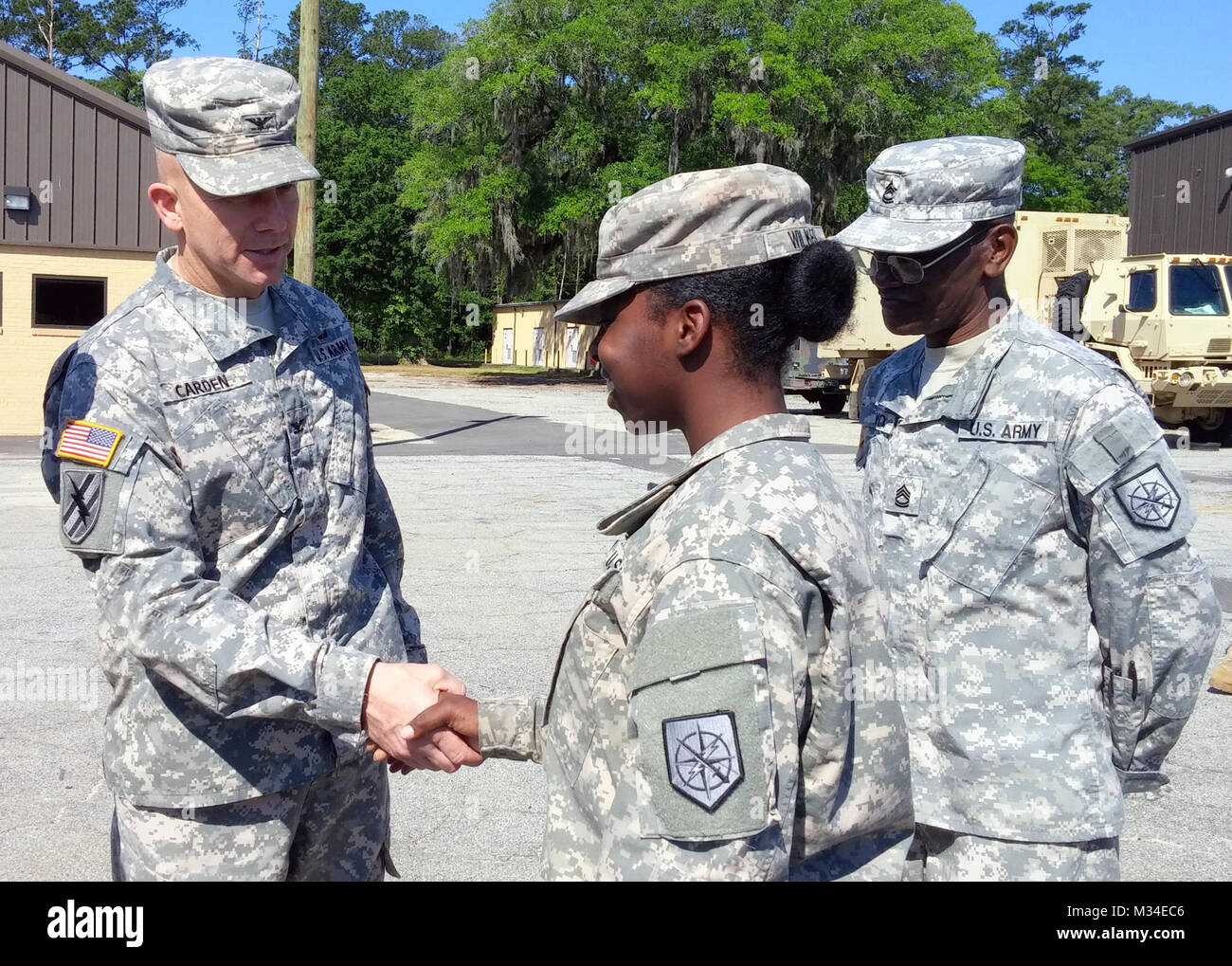 HINESVILLE, Ga. May 30, 2015 - Colonel Thomas Carden, commander of the ...