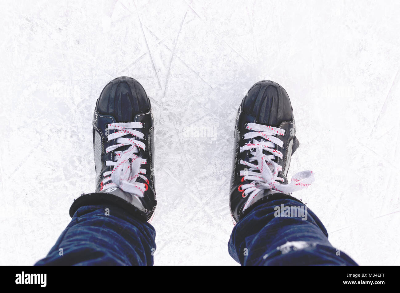 Ice ride skates hi-res stock photography and images - Alamy