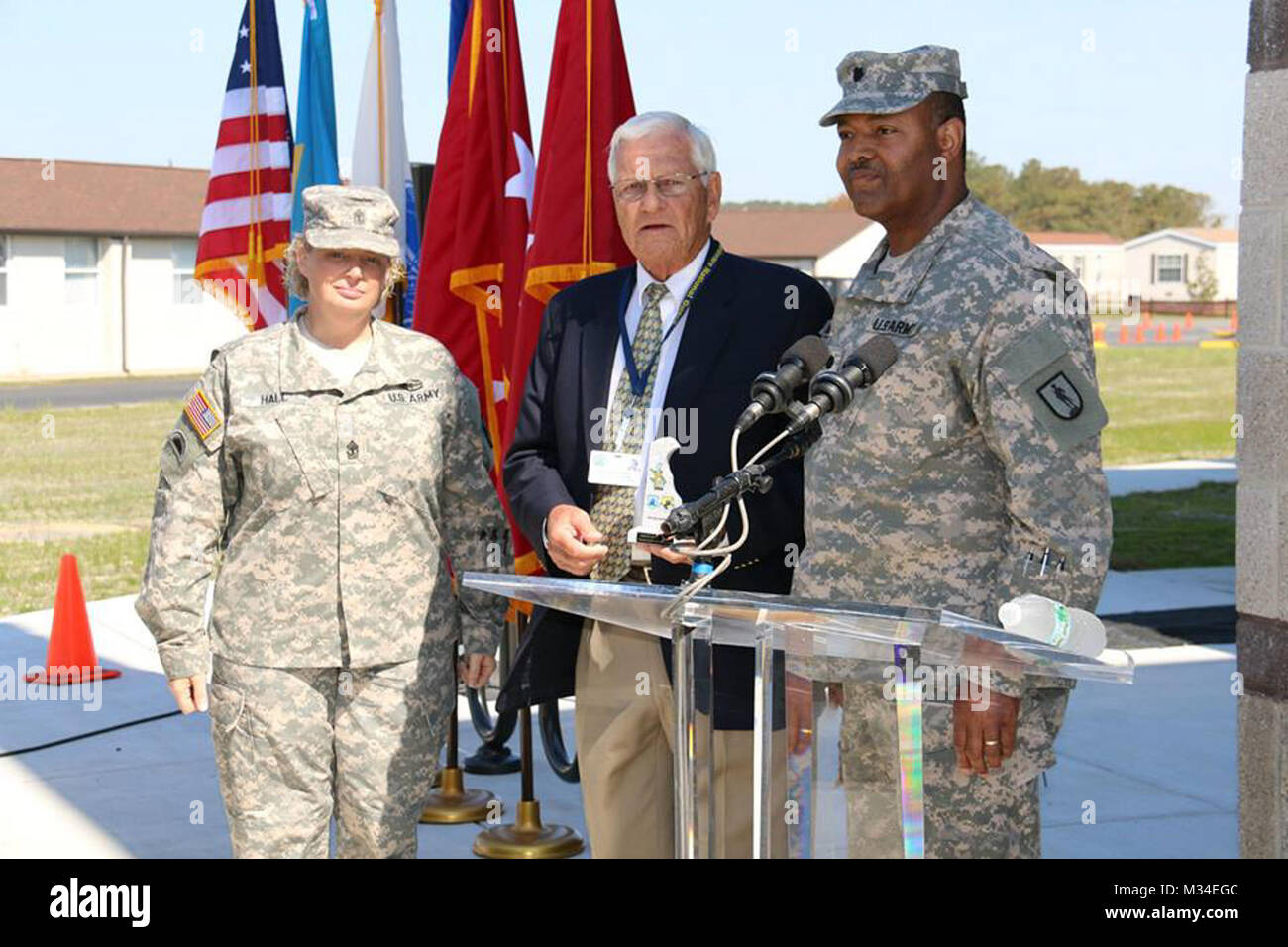 Bethany Beach Building Dedication by Delaware National Guard Stock ...