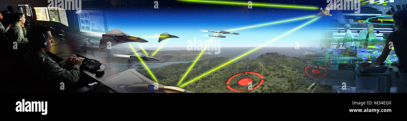 An illustration depicting the future integration of the Air Force ...