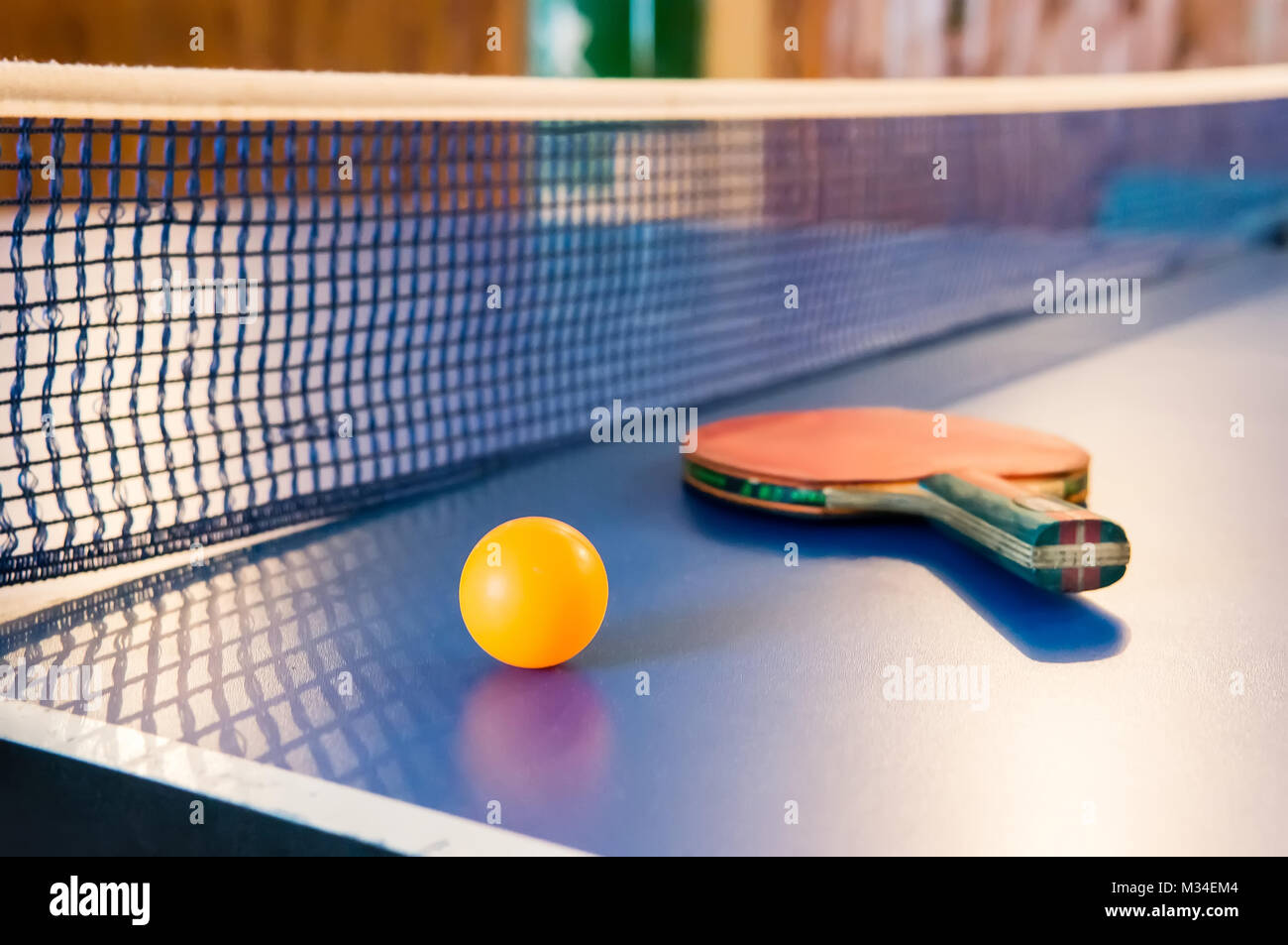 Table tennis - racket, ball, table. Tabletennis or ping pong rackets ...
