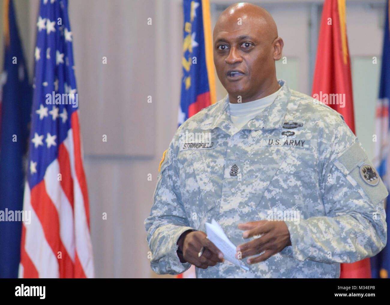 CSM Phillip Stringfield by Georgia National Guard Stock Photo - Alamy
