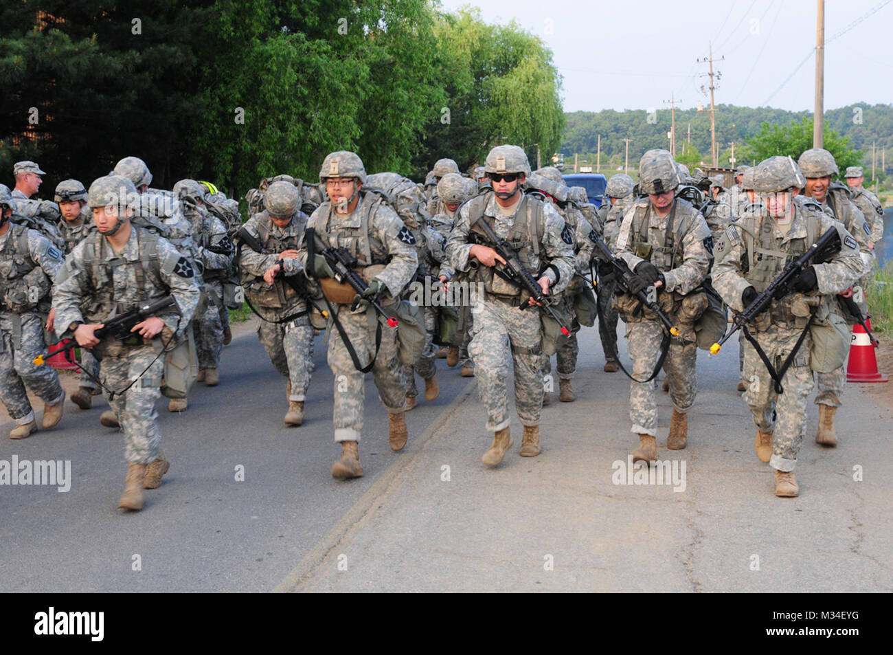 On the last day of Expert Field Medical Badge on the DMZ 2015 ...