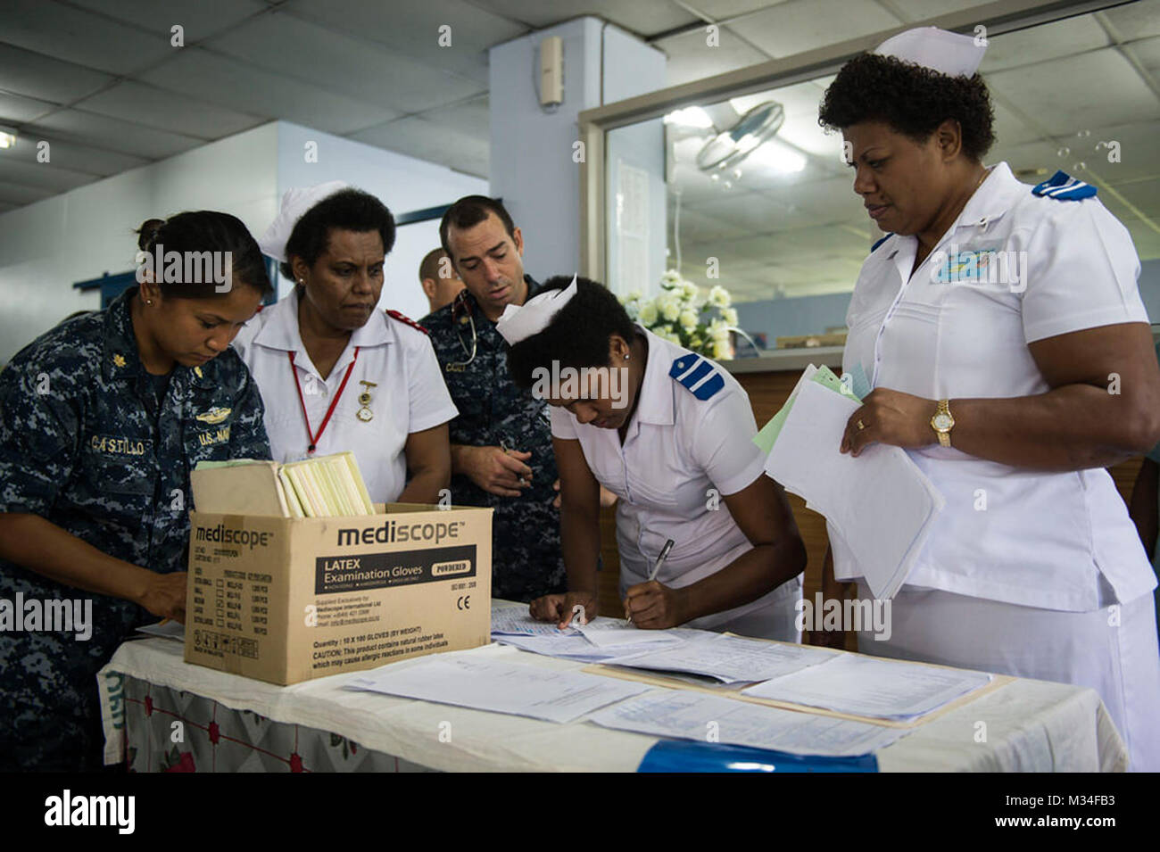 U.S. and Fijian Navy Conducts Patient Screening During Pacific ...