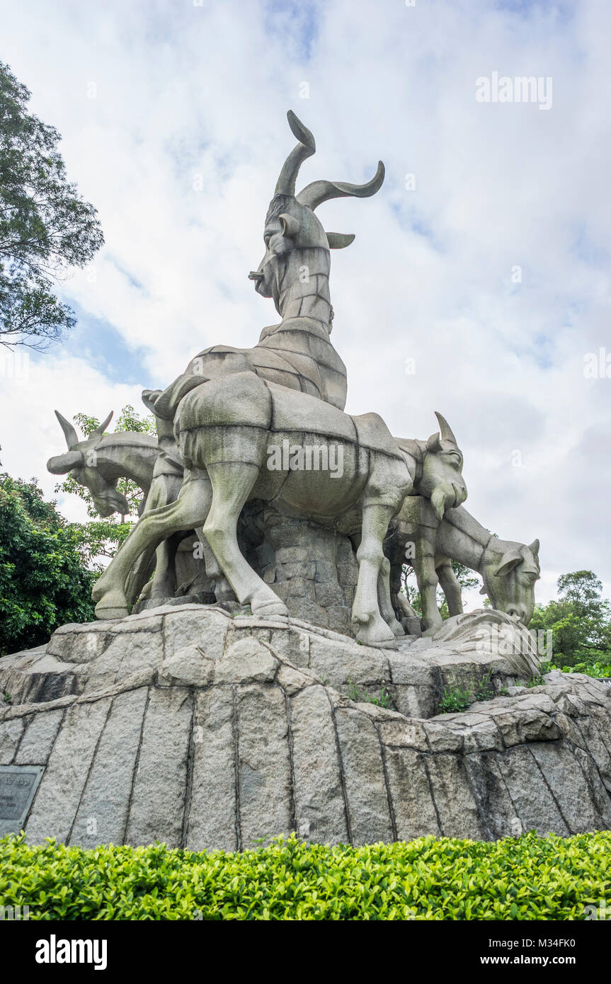 The Statue Five Goats, which was built in April 1960, one of the most ...