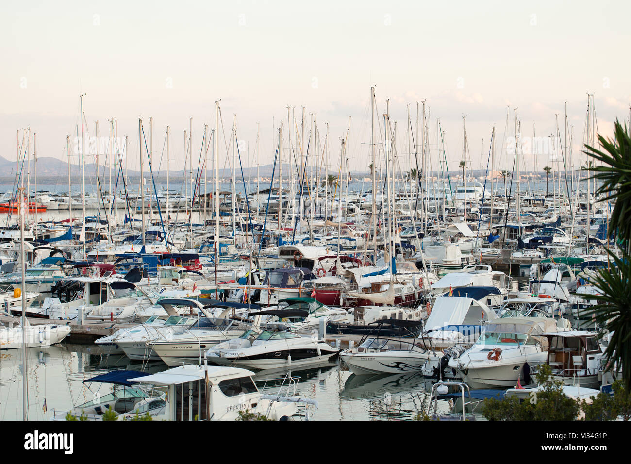 Many white boats docked in hi-res stock photography and images - Alamy