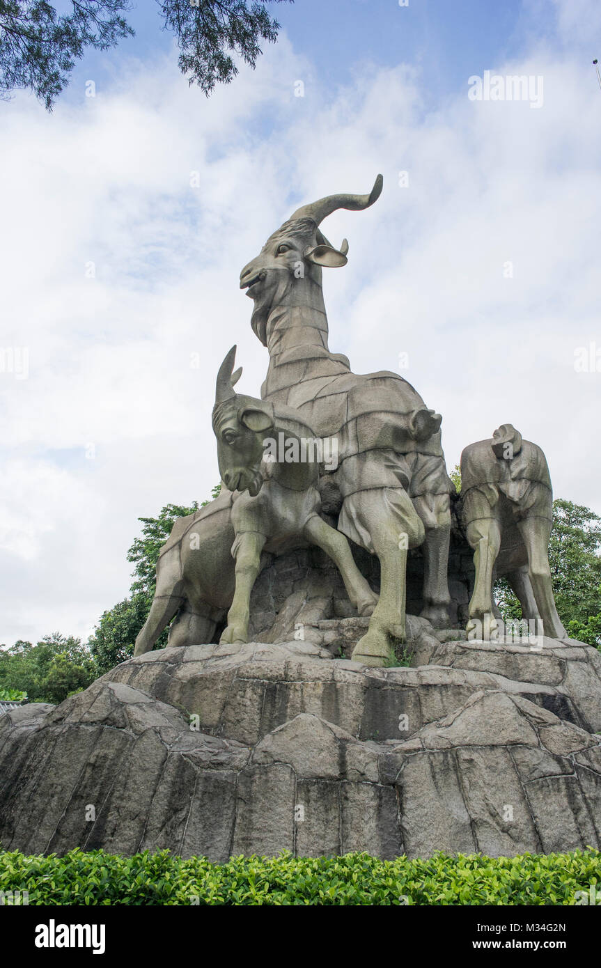 Statue five goats guangzhou china hi-res stock photography and images ...