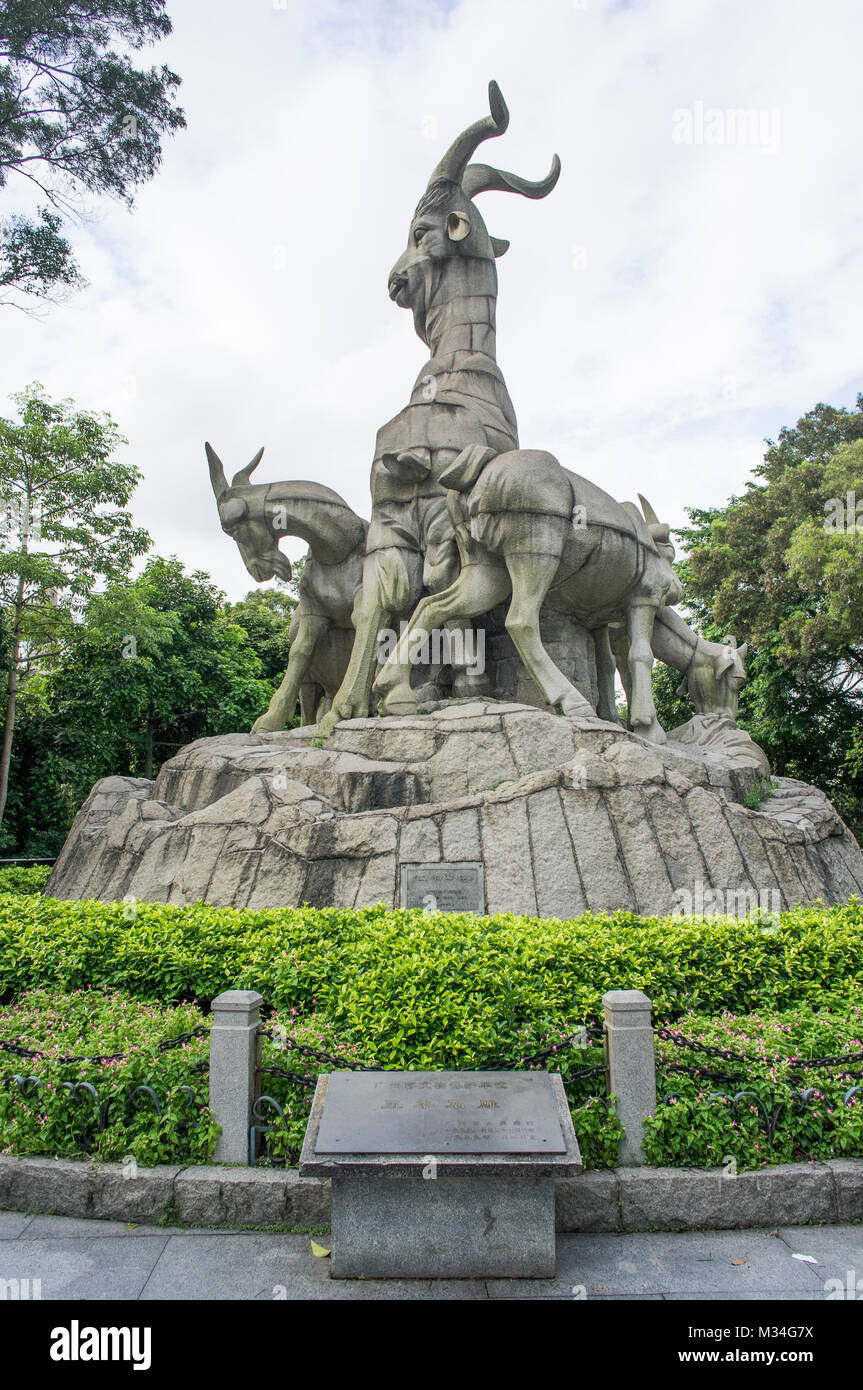 The Statue Five Goats, which was built in April 1960, one of the most ...