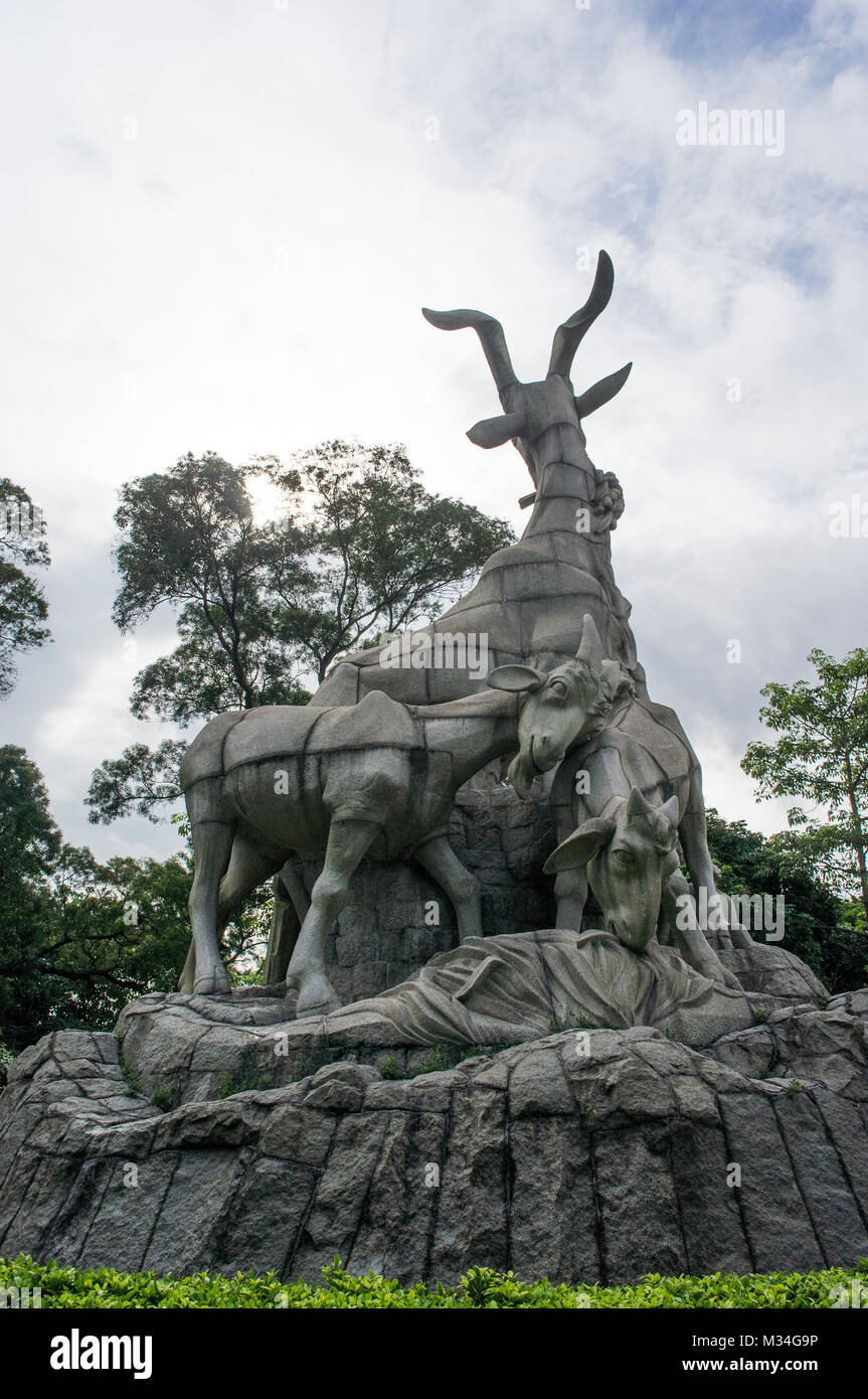 The Statue Five Goats, which was built in April 1960, one of the most ...