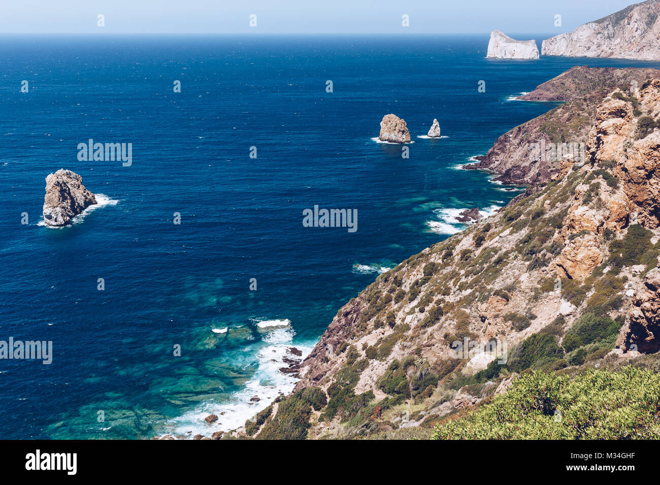 Masua beach sardinia hi-res stock photography and images - Alamy