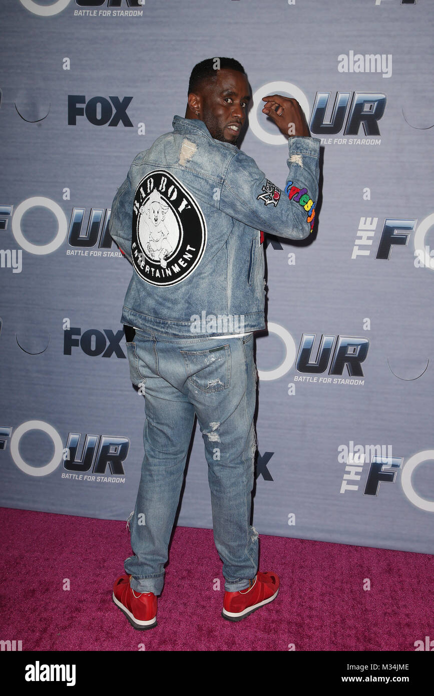 West Hollywood, Ca. 8th Feb, 2018. Sean Combs, Diddy, at The FOX season ...