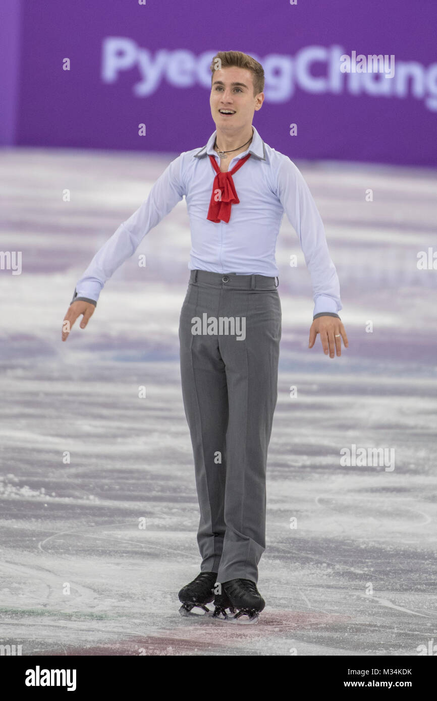 PyeongChang. 9th February, 2018. Matteo RIZZO (ITA), Figure Skating ...