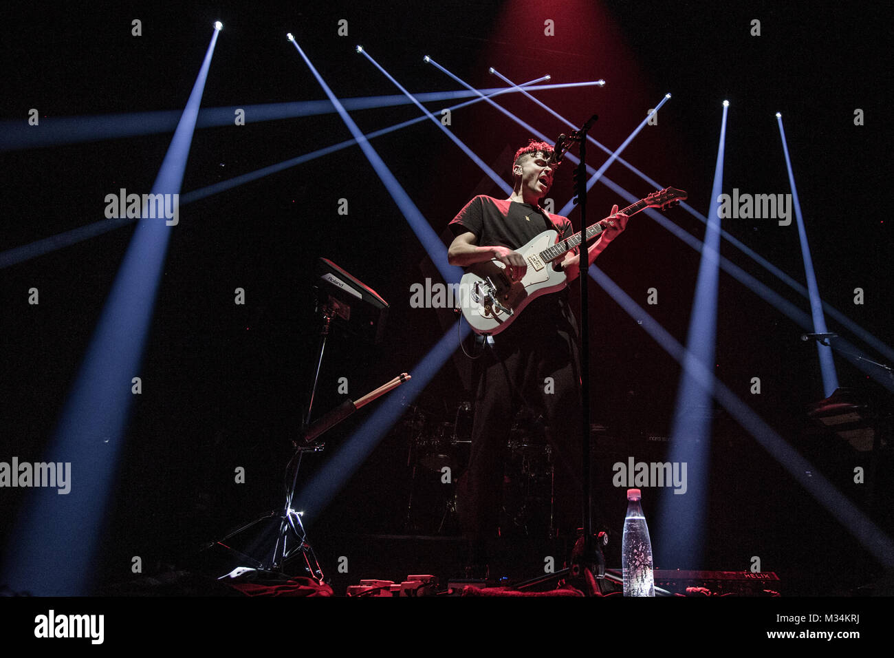 Denmark, Copenhagen - Febrauary 8, 2018. The Danish singer, songwriter ...