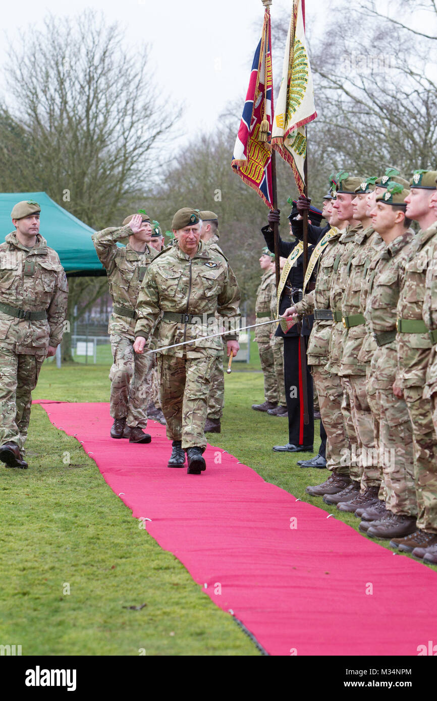 Prince Charles (King Charles III) visits Bulford Stock Photo - Alamy