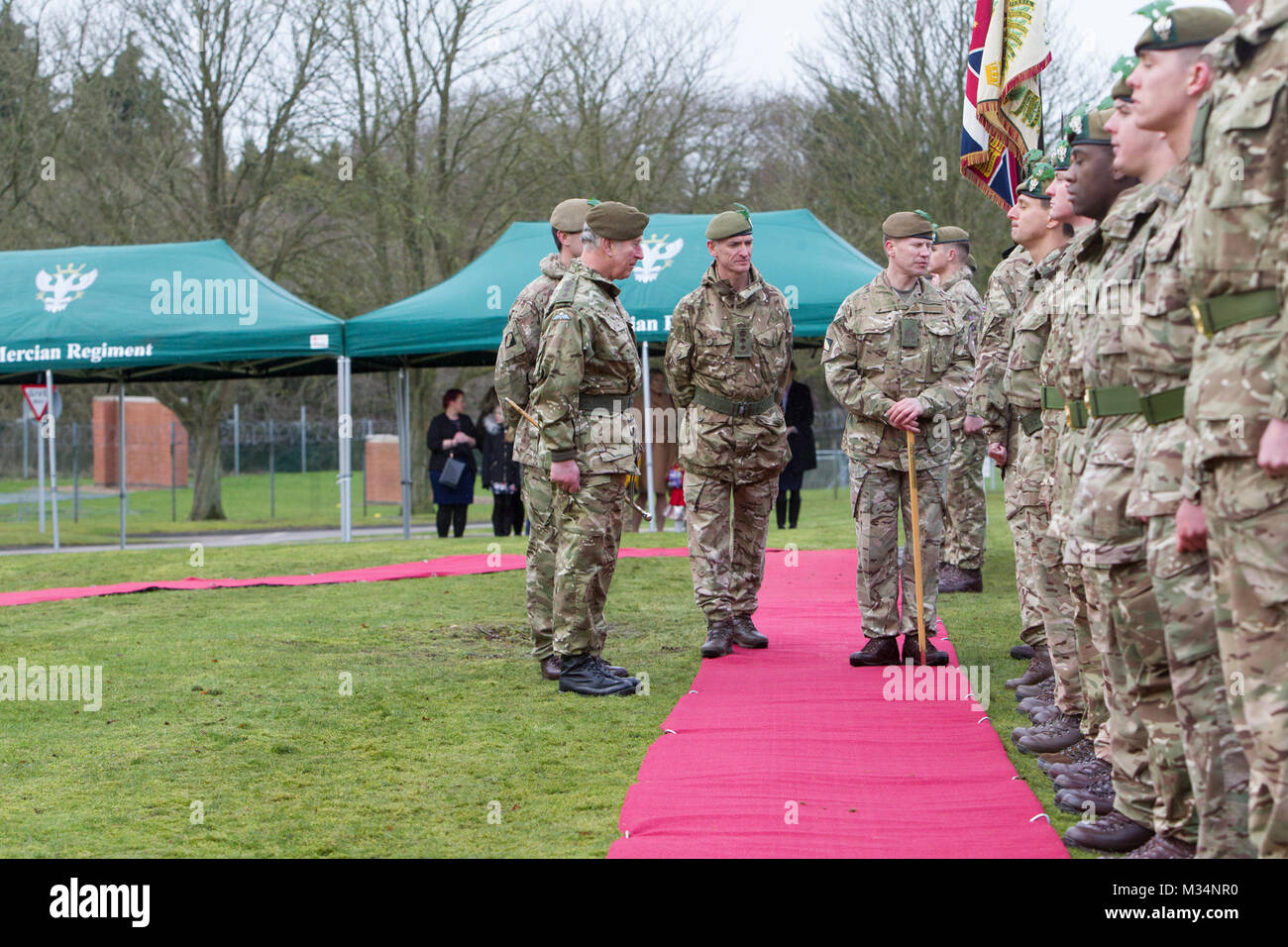 Prince Charles (King Charles III) visits Bulford Stock Photo - Alamy