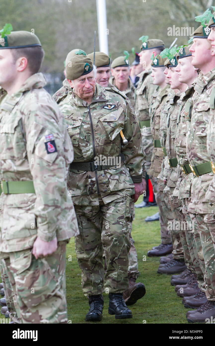 Prince Charles (King Charles III) visits Bulford Stock Photo - Alamy