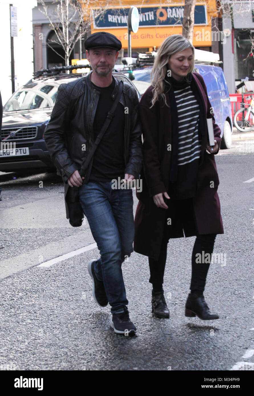 London, UK. 9th Feb, 2018. John Simm Actor seen at the BBC Studios ...