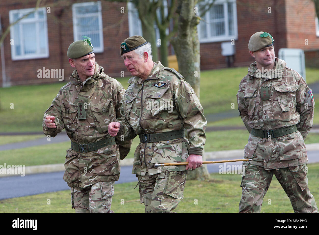 Prince Charles (King Charles III) visits Bulford Stock Photo - Alamy
